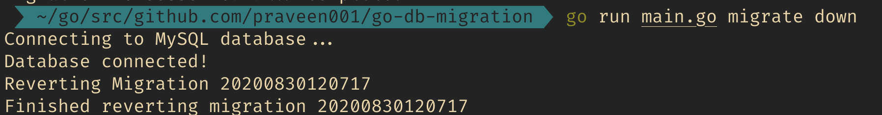 How to Create DB Migration Tool in Go from Scratch - Tech Inscribed